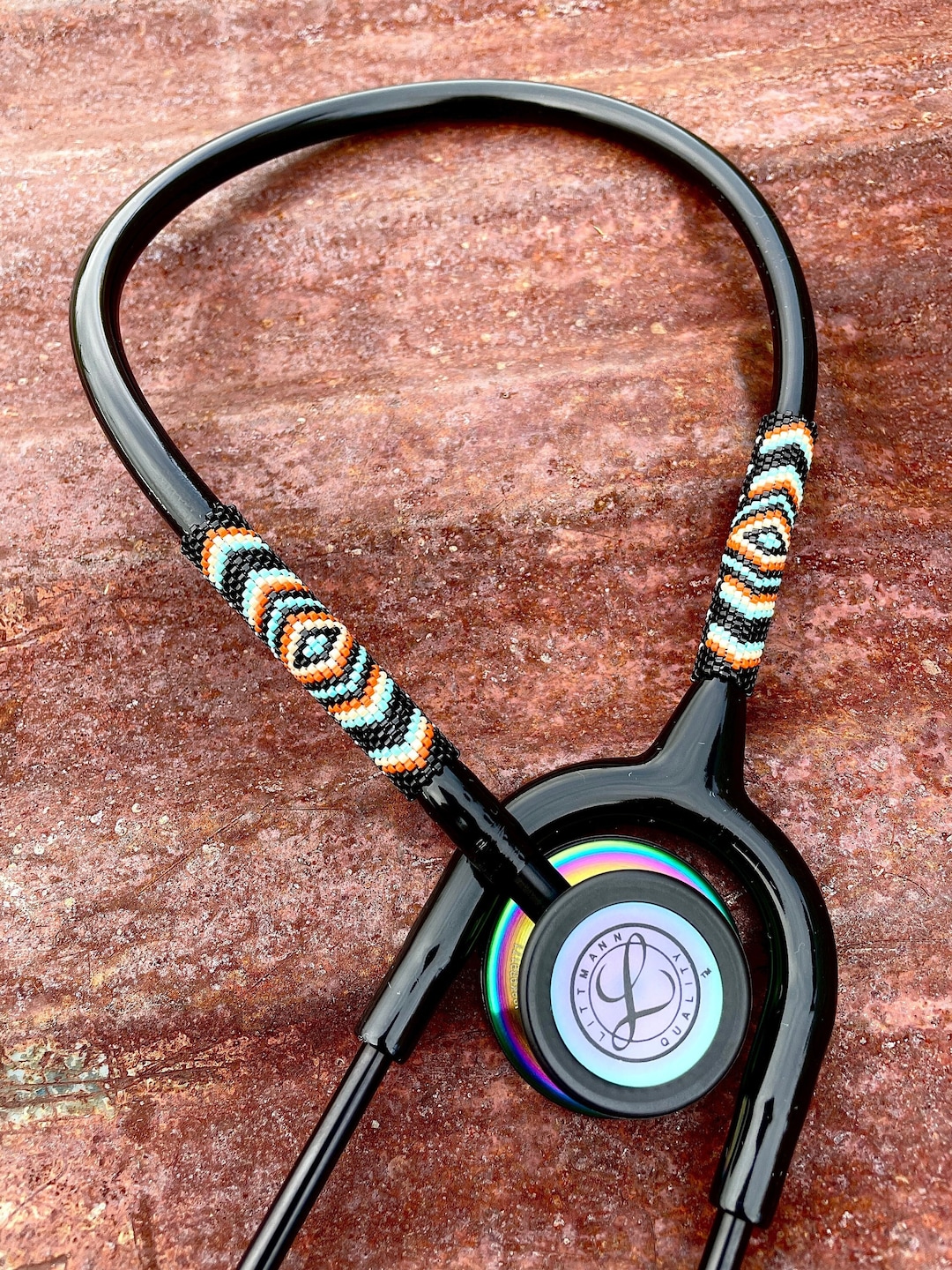 Pattern Download for Beaded Stethoscope, Even Count Tubular Peyote ...