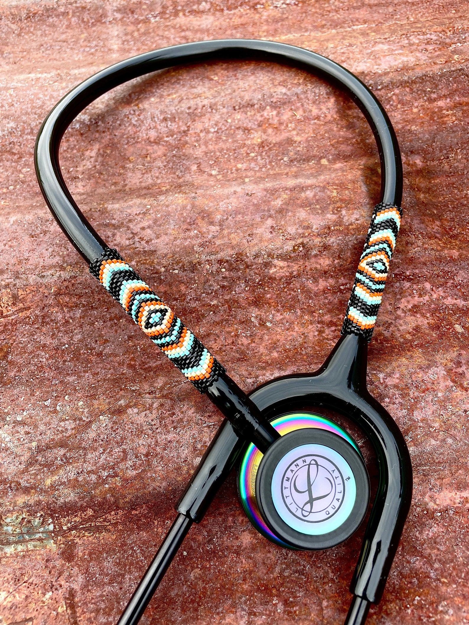 Pattern Download for Beaded Stethoscope, Even Count Tubular Peyote ...