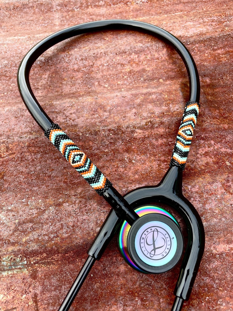 Pattern Download for Beaded Stethoscope, Even Count Tubular Peyote ...