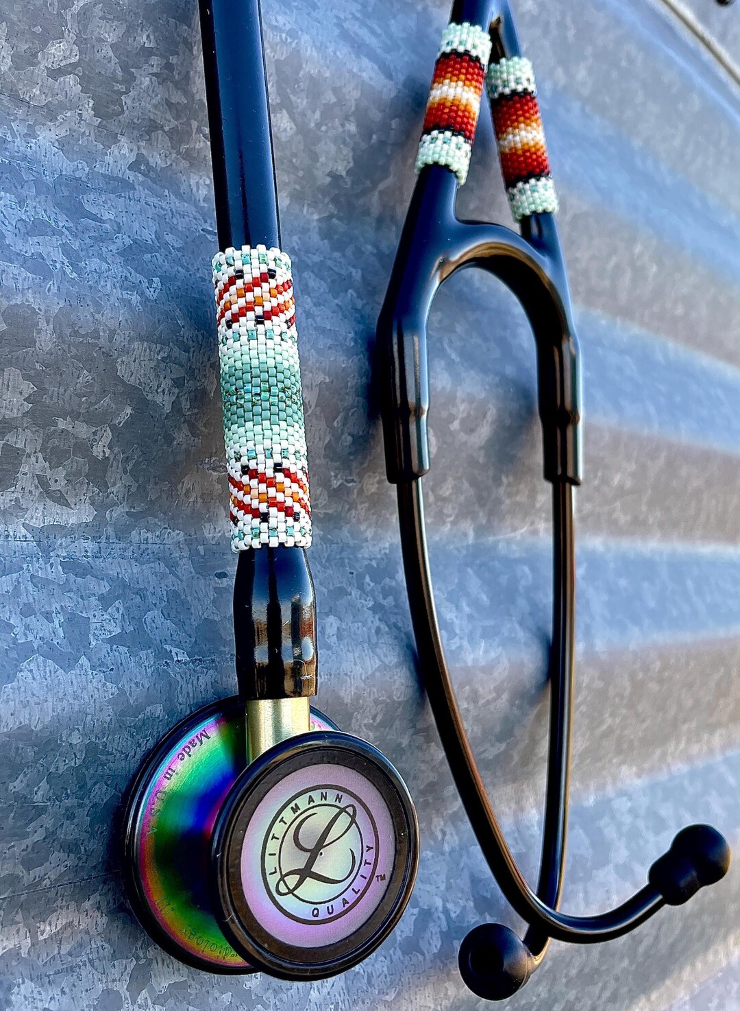 Pattern Download for Beaded Stethoscope, Even Count Tubular Peyote ...