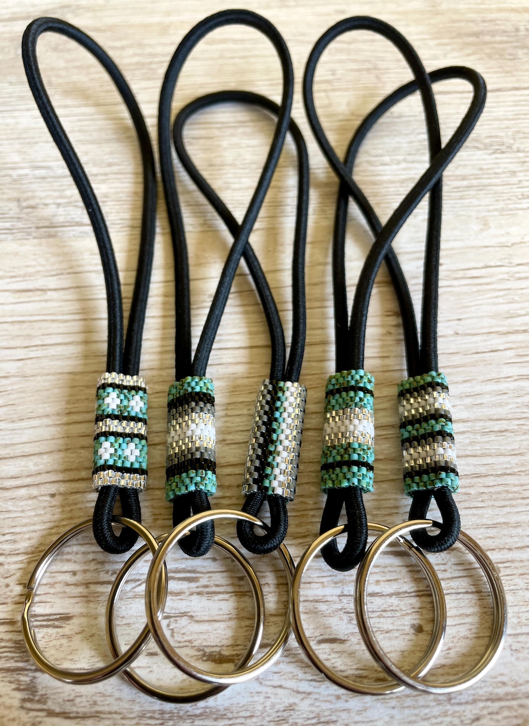 Pattern Download Pack of 8 for Beaded Wrist Keychain, Even Count Flat ...