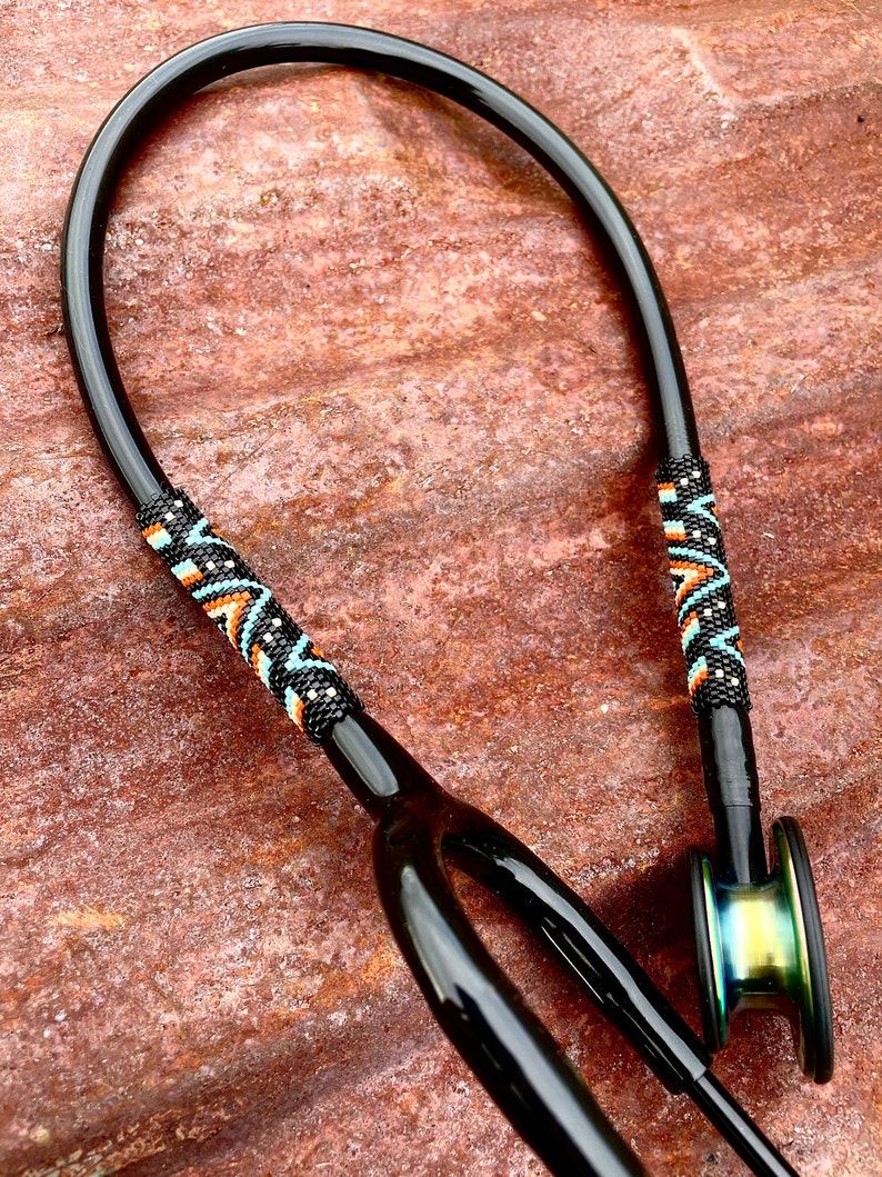 Pattern Download for Beaded Stethoscope, Even Count Tubular Peyote ...