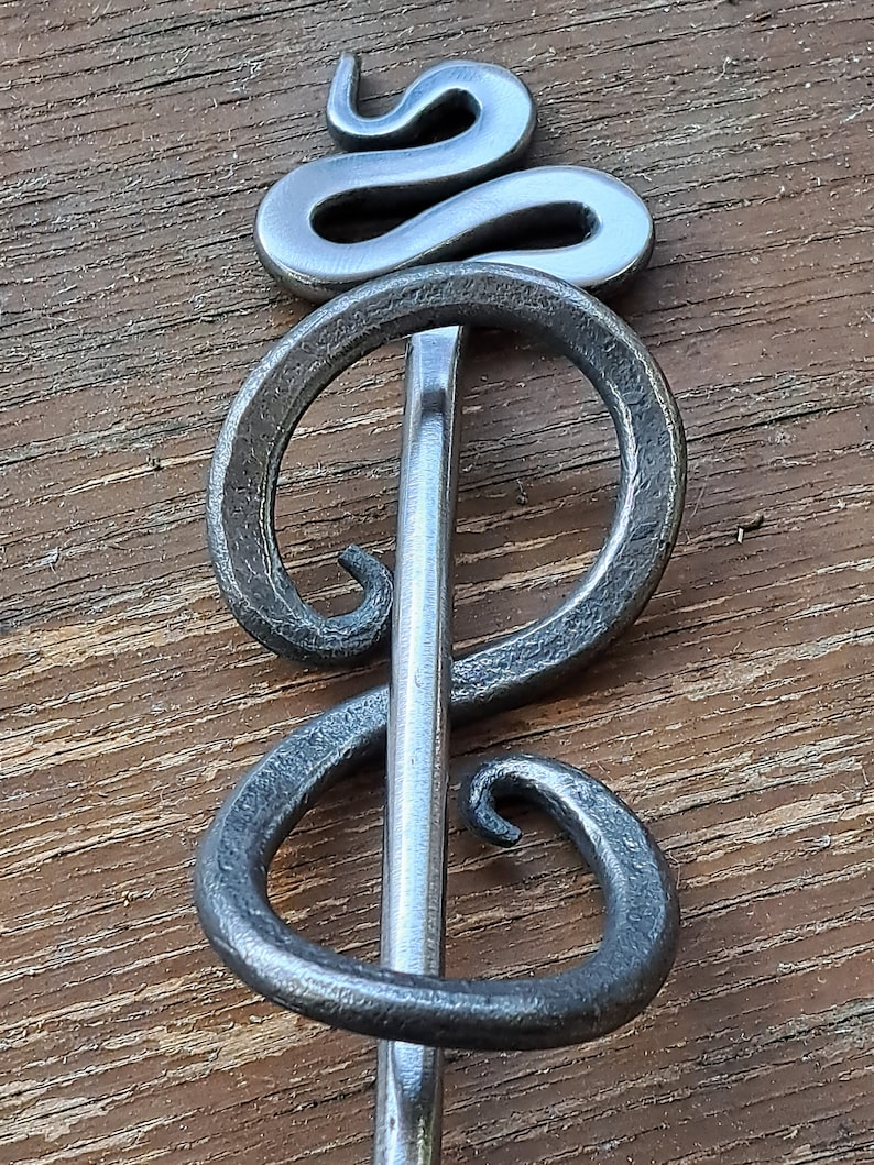 Hand Polished Viking Hair Pin - Etsy