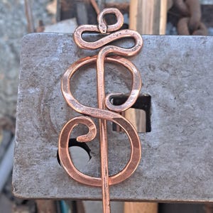 Hand Forged Copper Hair Pins - Etsy