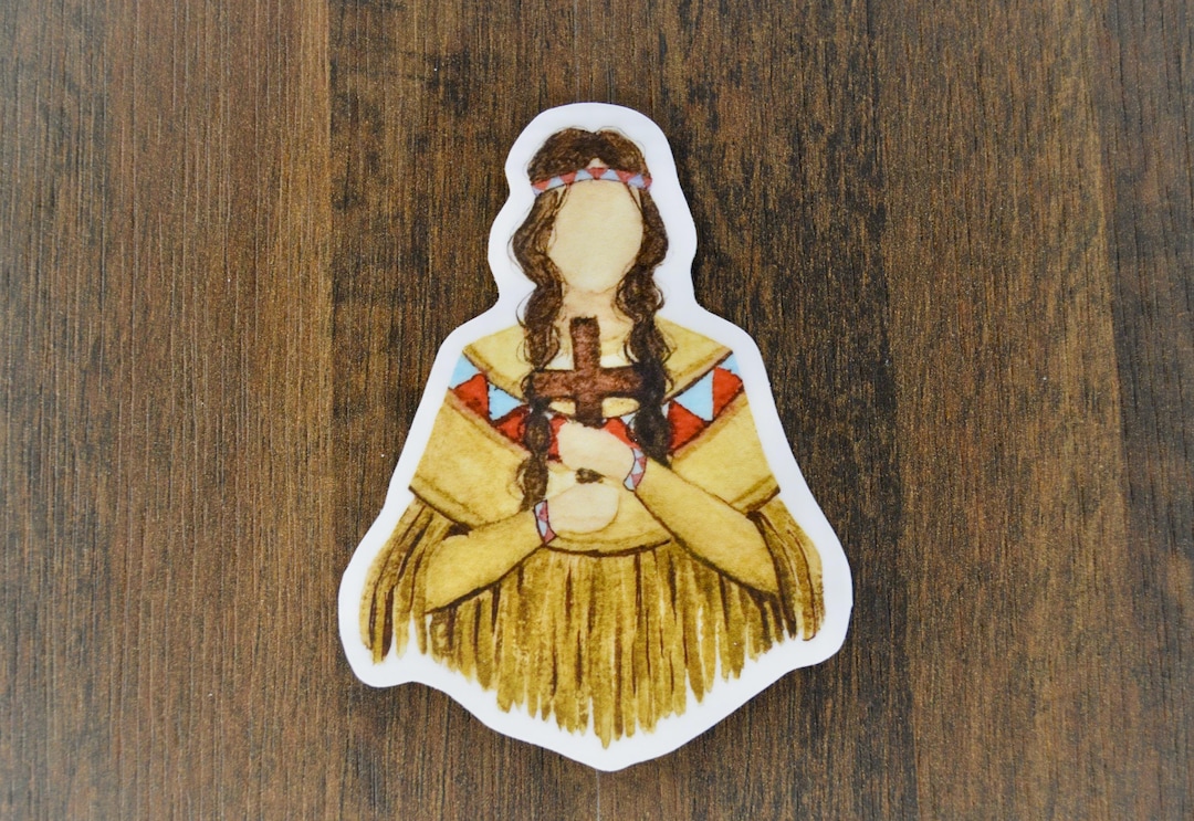 St. Kateri Tekakwitha - Vinyl Sticker - Etsy