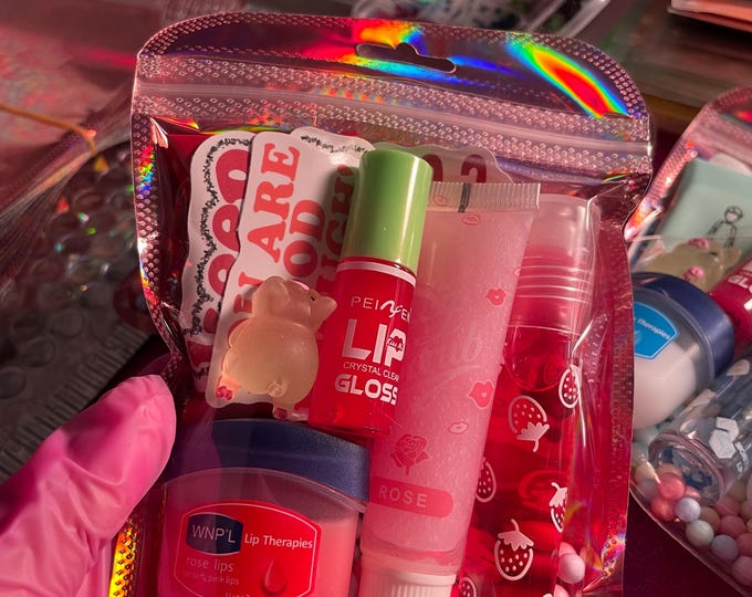 Lip Care Kit, Lip Gloss Bundle, Beauty Bundle, Gift for Her, Lip Care ...