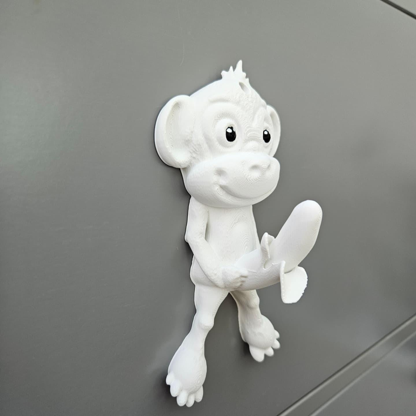 STL 3D Print File Monkey Wall Hook, Funny - Etsy