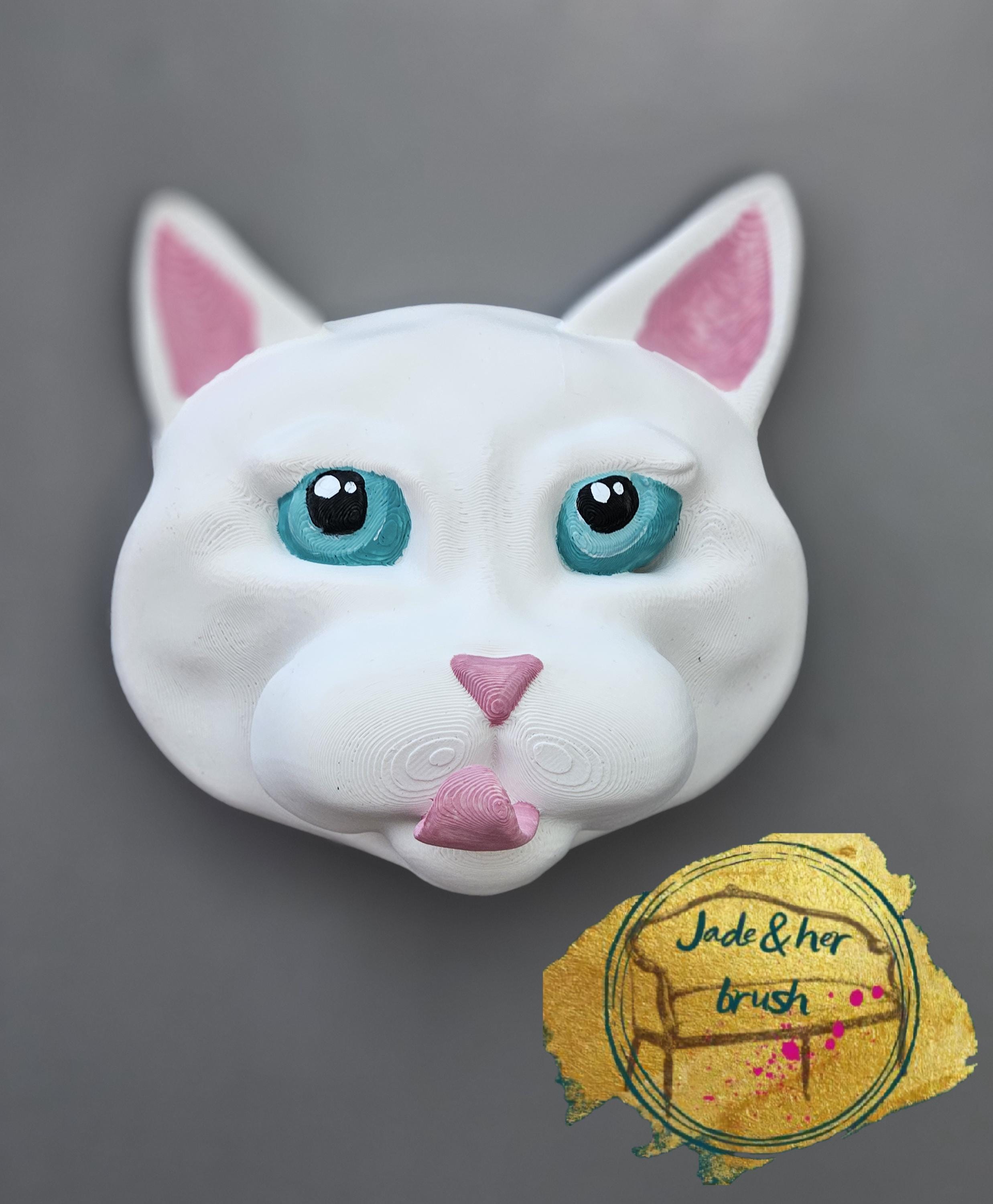 Cute Cat Wall Hook, Stl 3d Print File - Etsy