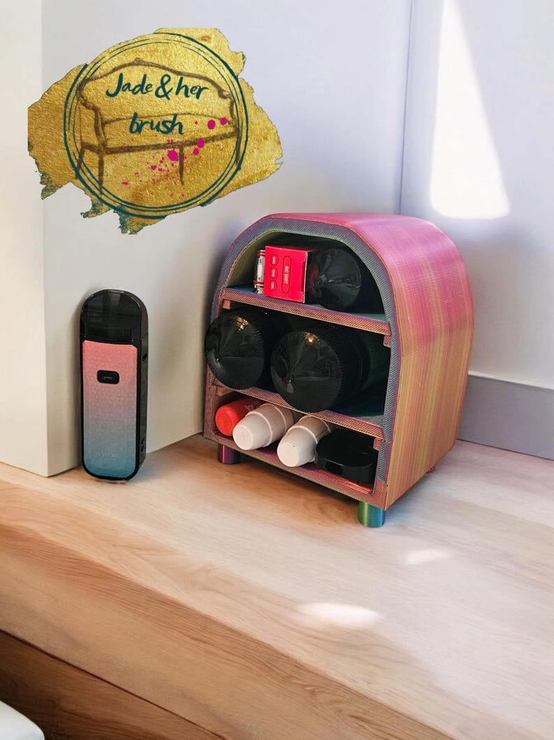 3d Print File, Table Top Shelves, Mini Storage Organiser Home Decor Stl ...