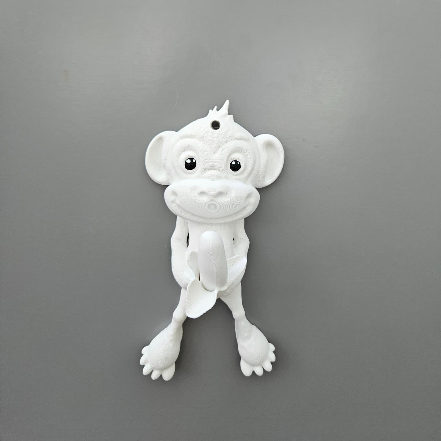 STL 3D Print File Monkey Wall Hook, Funny - Etsy