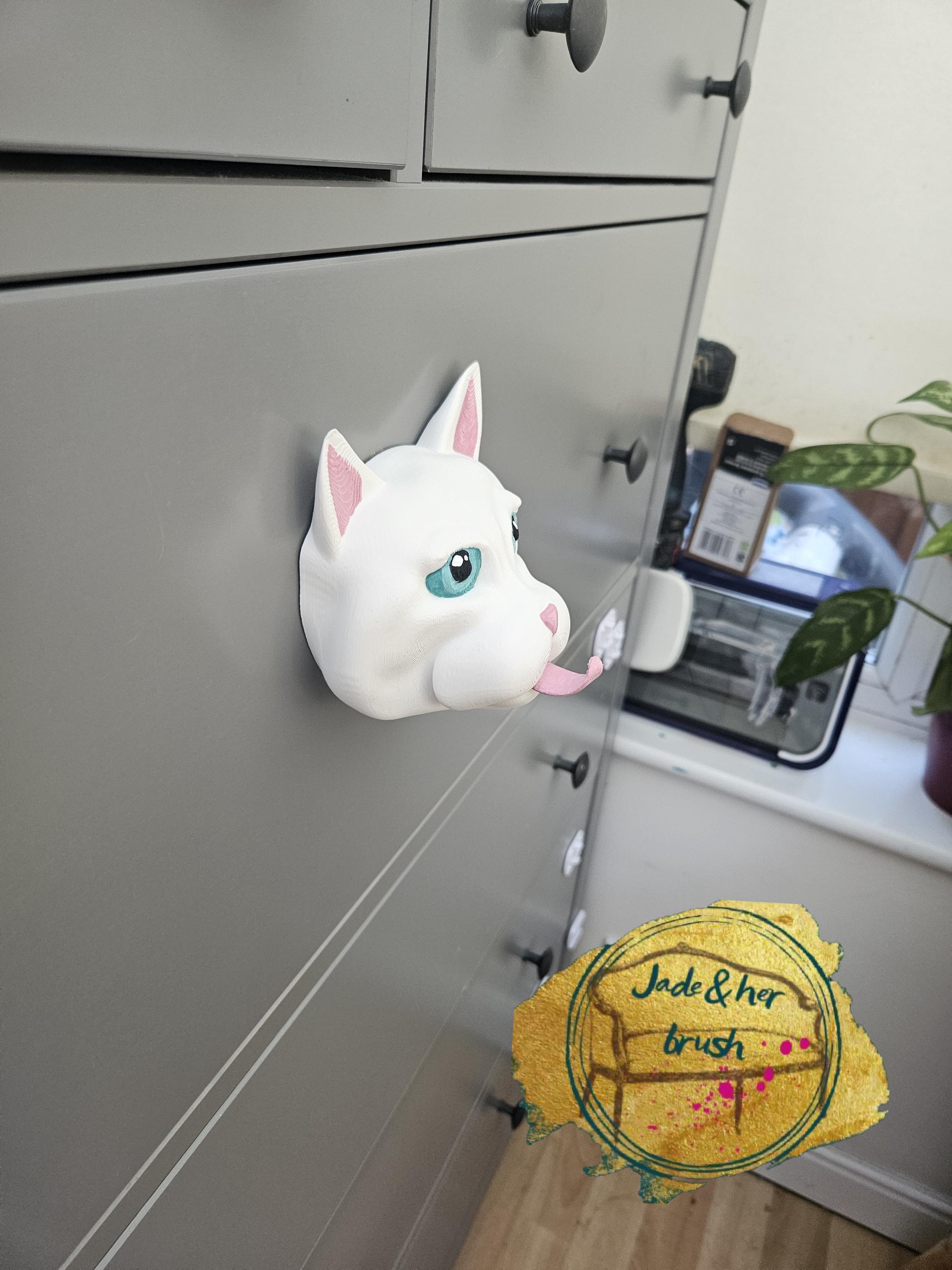 Cute Cat Wall Hook, Stl 3d Print File - Etsy