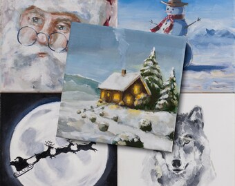 Gouache Paintings - Etsy UK