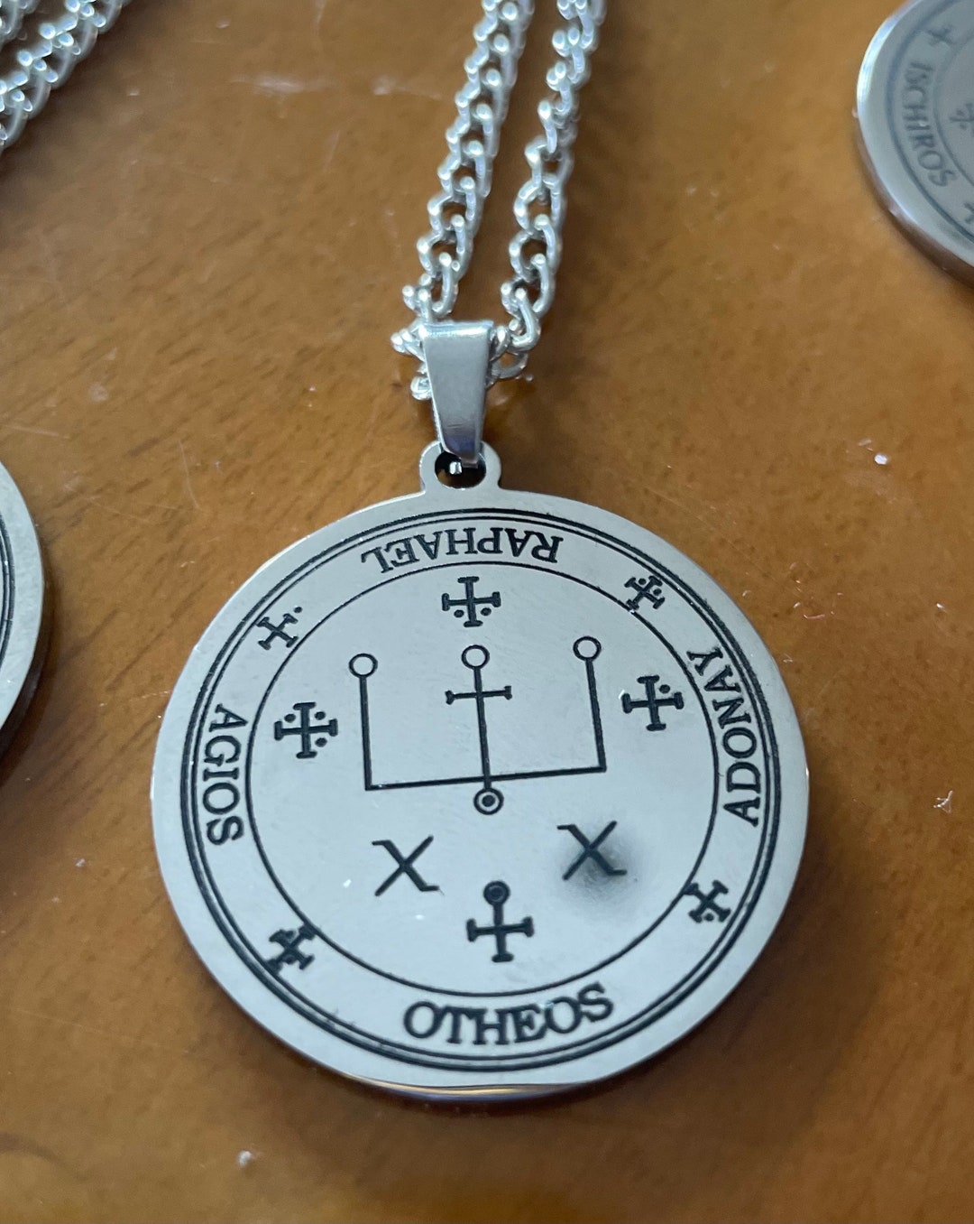 Archangel Raphael Magic Sigil Protection Pendant - Etsy