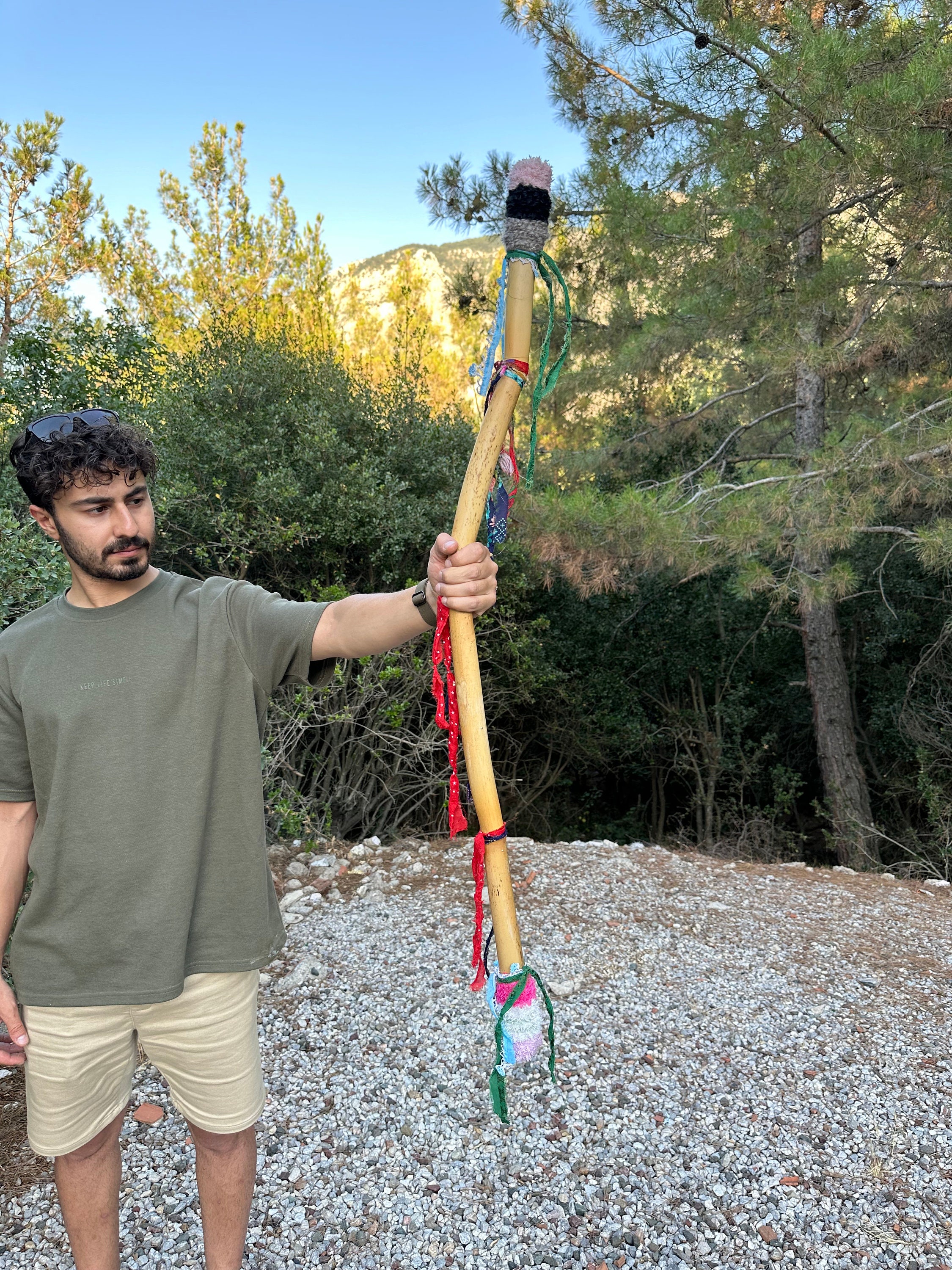 Traditional Shamanic Bamboo Rain Stick | Ritual and Meditation Tool ...