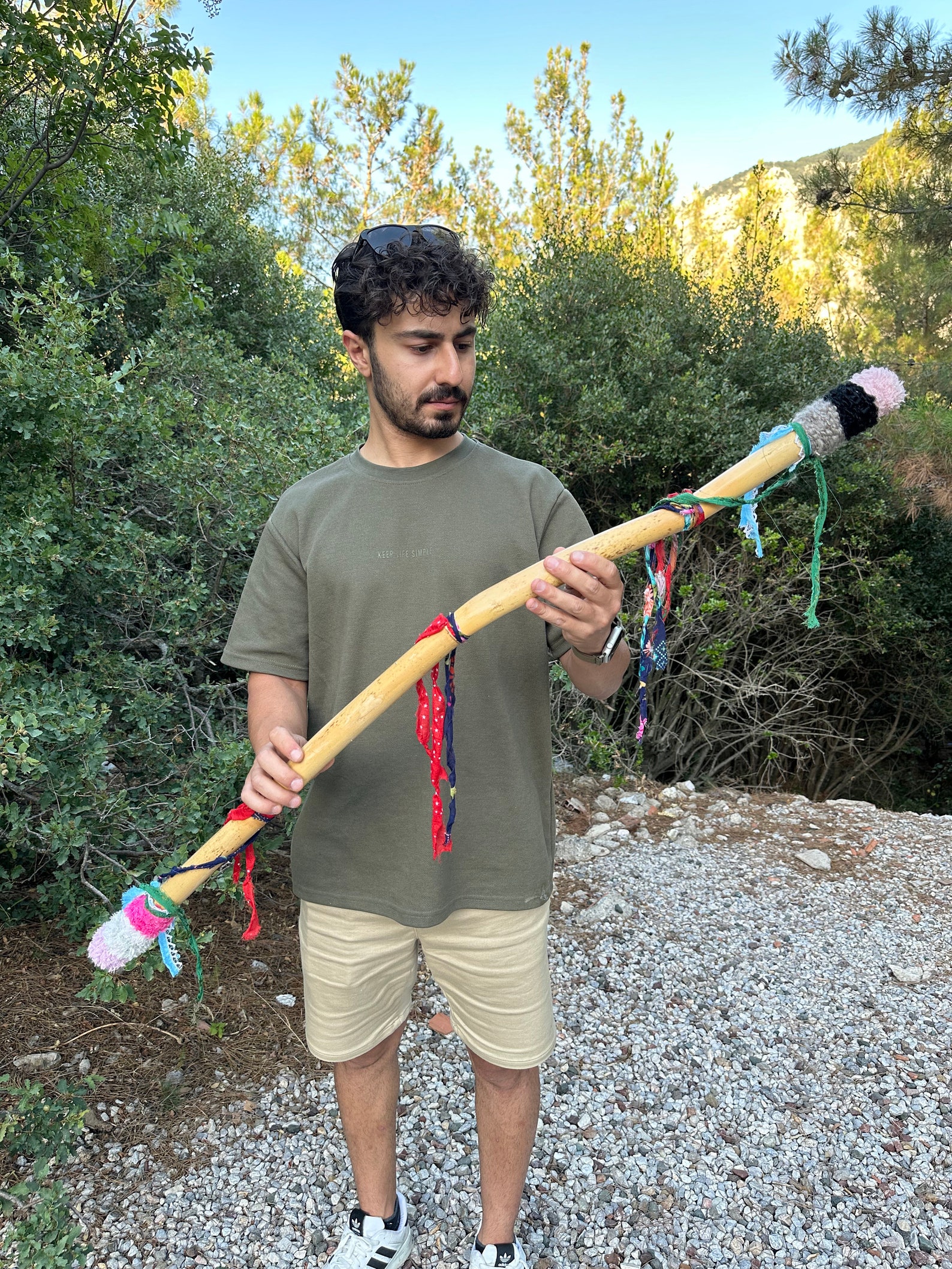 Traditional Shamanic Bamboo Rain Stick | Ritual and Meditation Tool ...