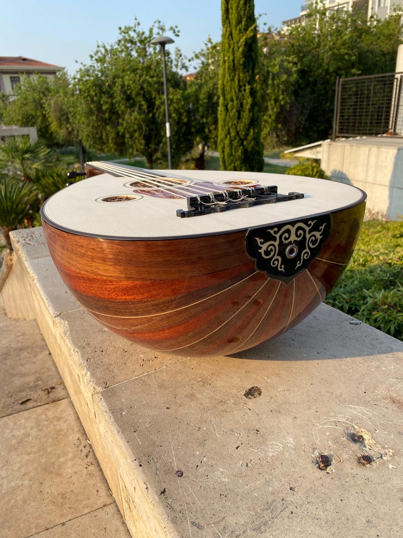Handcrafted Traditional Turkish Oud Instrument | Authentic Middle ...