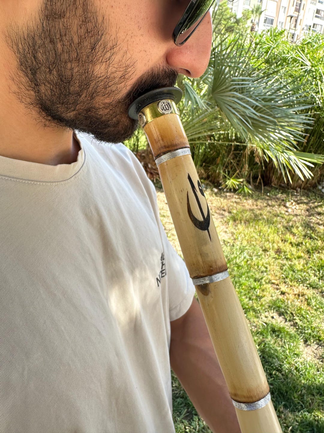 Handmade Traditional B Chord Turkish Ney Flute | Wind Musical ...