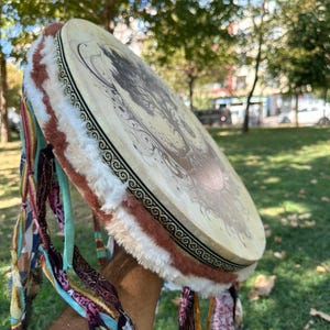 18-inch Tree of Life Shamanic Drum | Traditional Shaman Drum ...