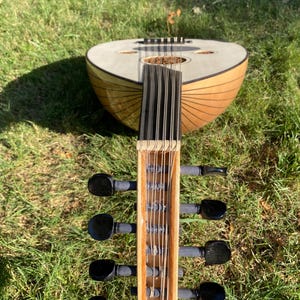 Professional Turkish Oud Instrument - Traditional Stringed Musical Instrument Authentic Luthier ...