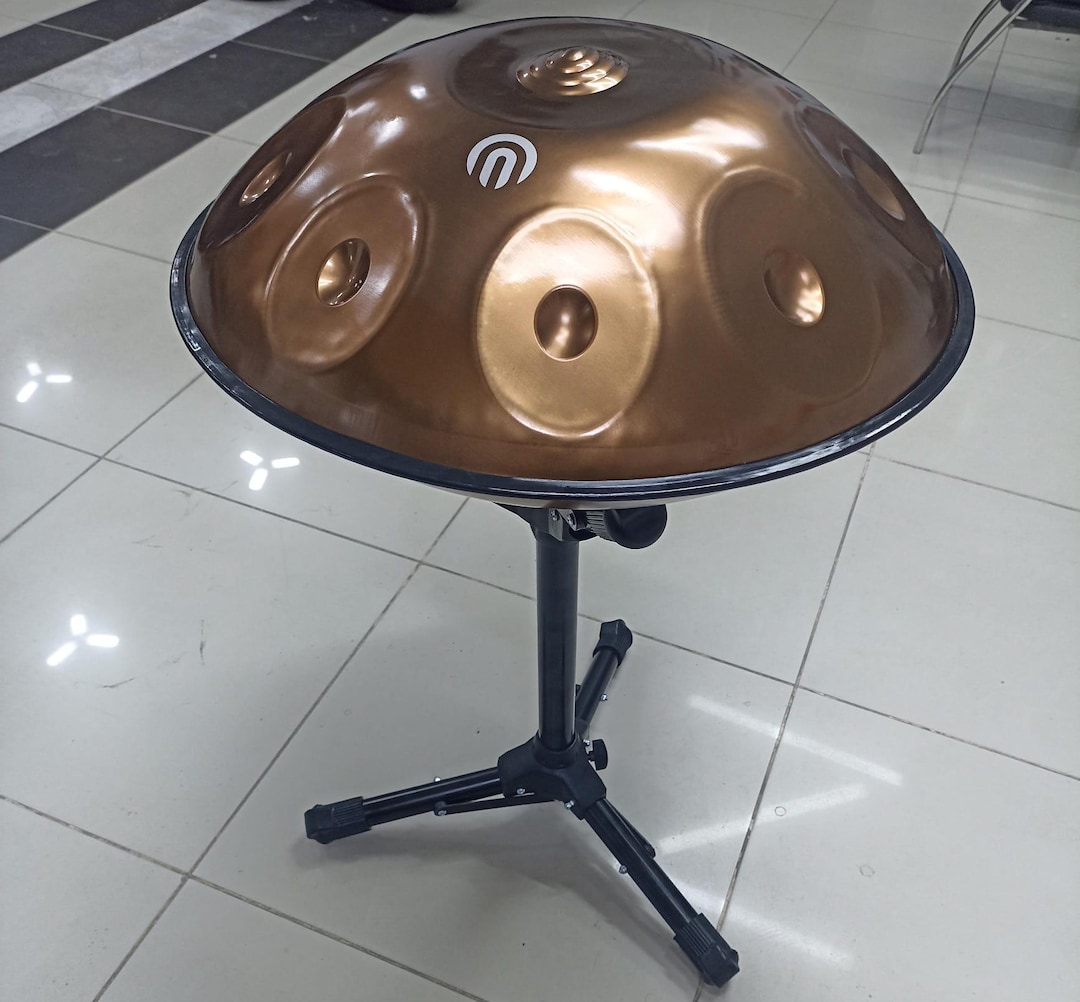 22-inch 432hz Traditional Handpan - 9-note D Minor Steel Drum With Bag ...