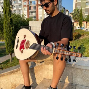 Handcrafted Traditional Turkish Oud Instrument | Authentic Middle ...