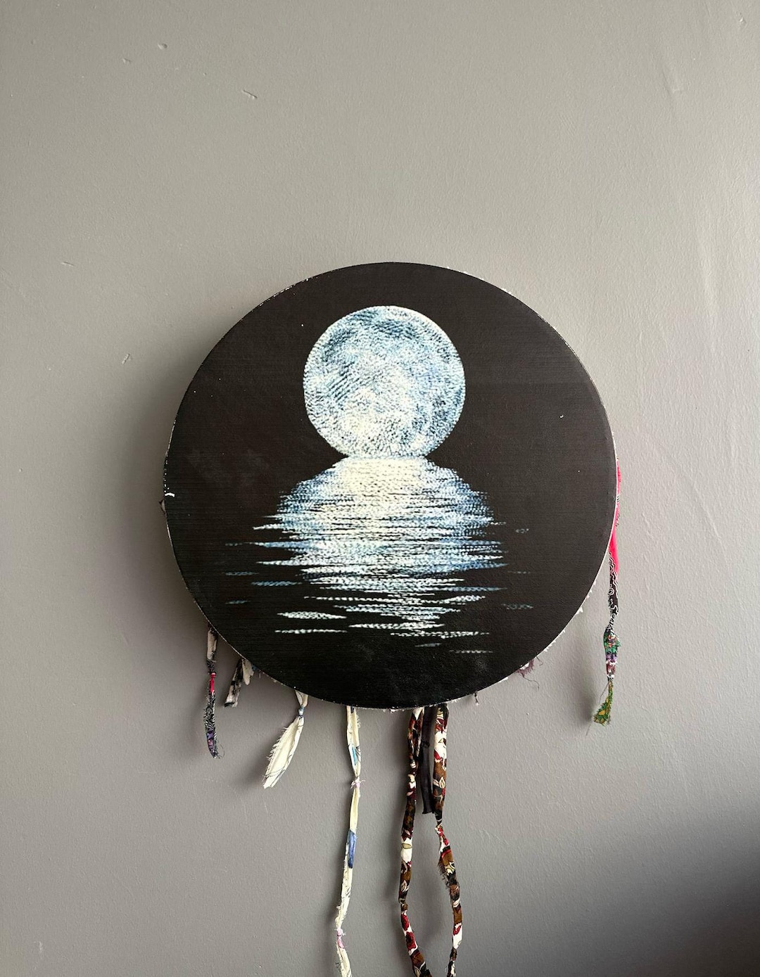 15-inch Traditional Shamanic Ritual Drum - Woman Drum | Meditation Drum ...
