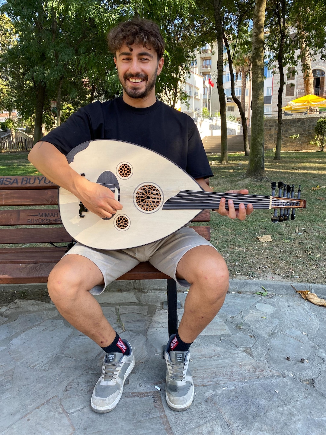Professional Turkish Oud for Beginners - Mahogany & Walnut Wood ...
