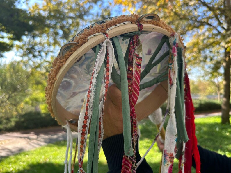 10 Inch Traditional Goddess Shamanic Drum | Handcrafted Woman Drum ...