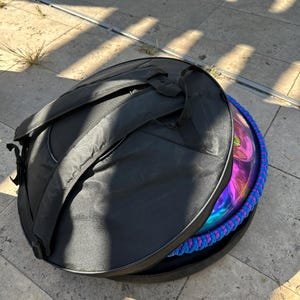 432hz D Minor 9 Note Titanium Handpan Kurd Makam, Multicolored ...