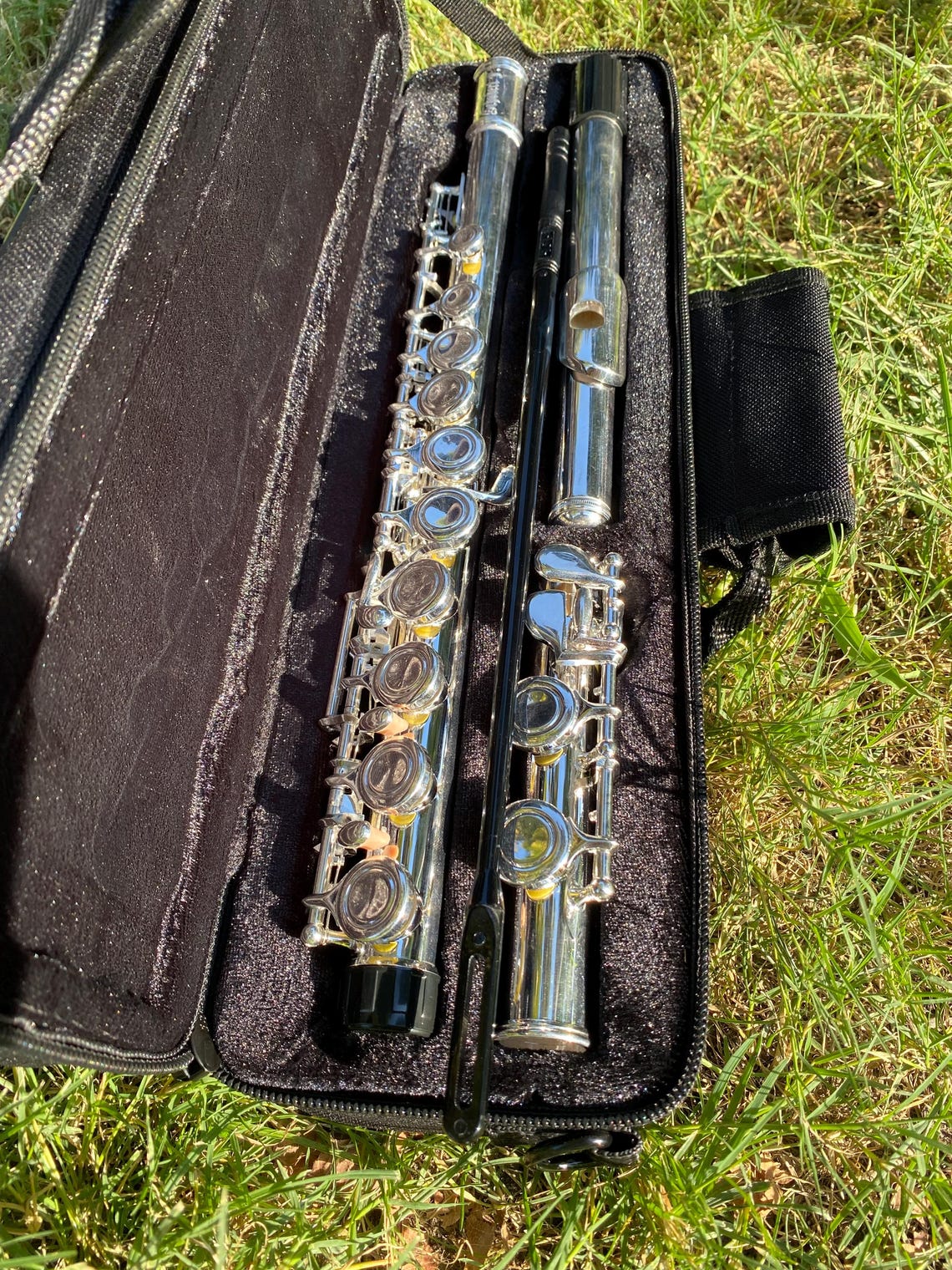 Professional Silver-plated C Side Flute | Wind Musical Instrument ...