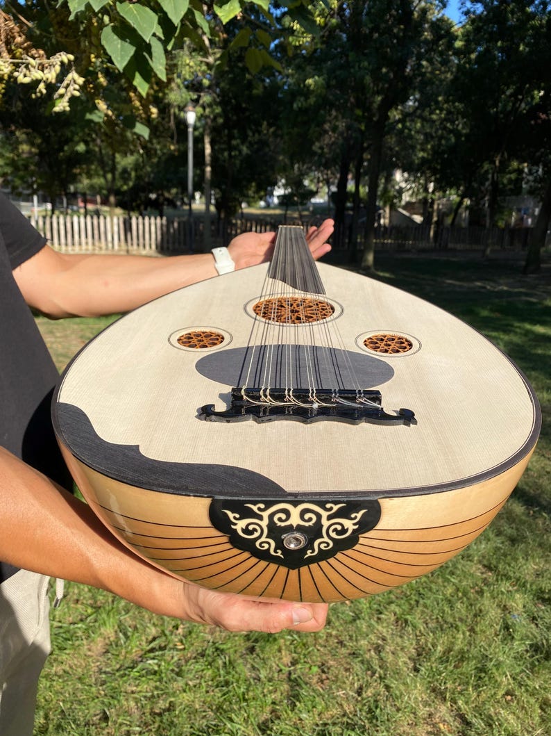 Professional Turkish Oud Instrument - Traditional Stringed Musical ...