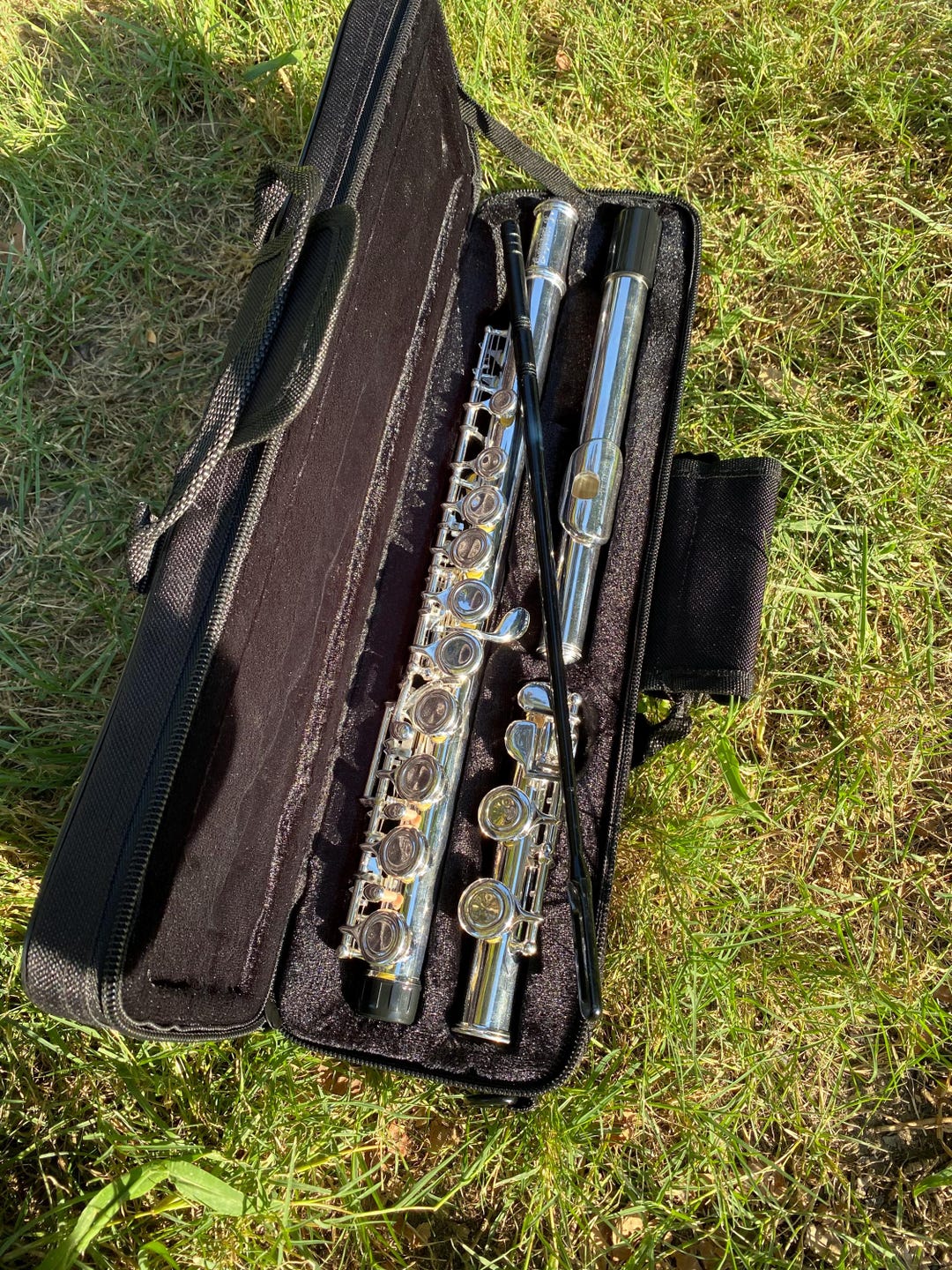 Professional Silver-plated C Side Flute | Wind Musical Instrument ...