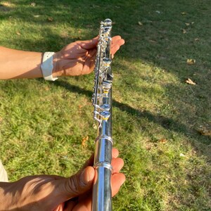 Professional Silver-plated C Side Flute | Wind Musical Instrument ...