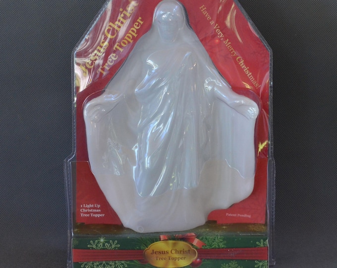 Jesus Christ Tree Topper or Table Display Plastic Blow Mold Illuminated ...