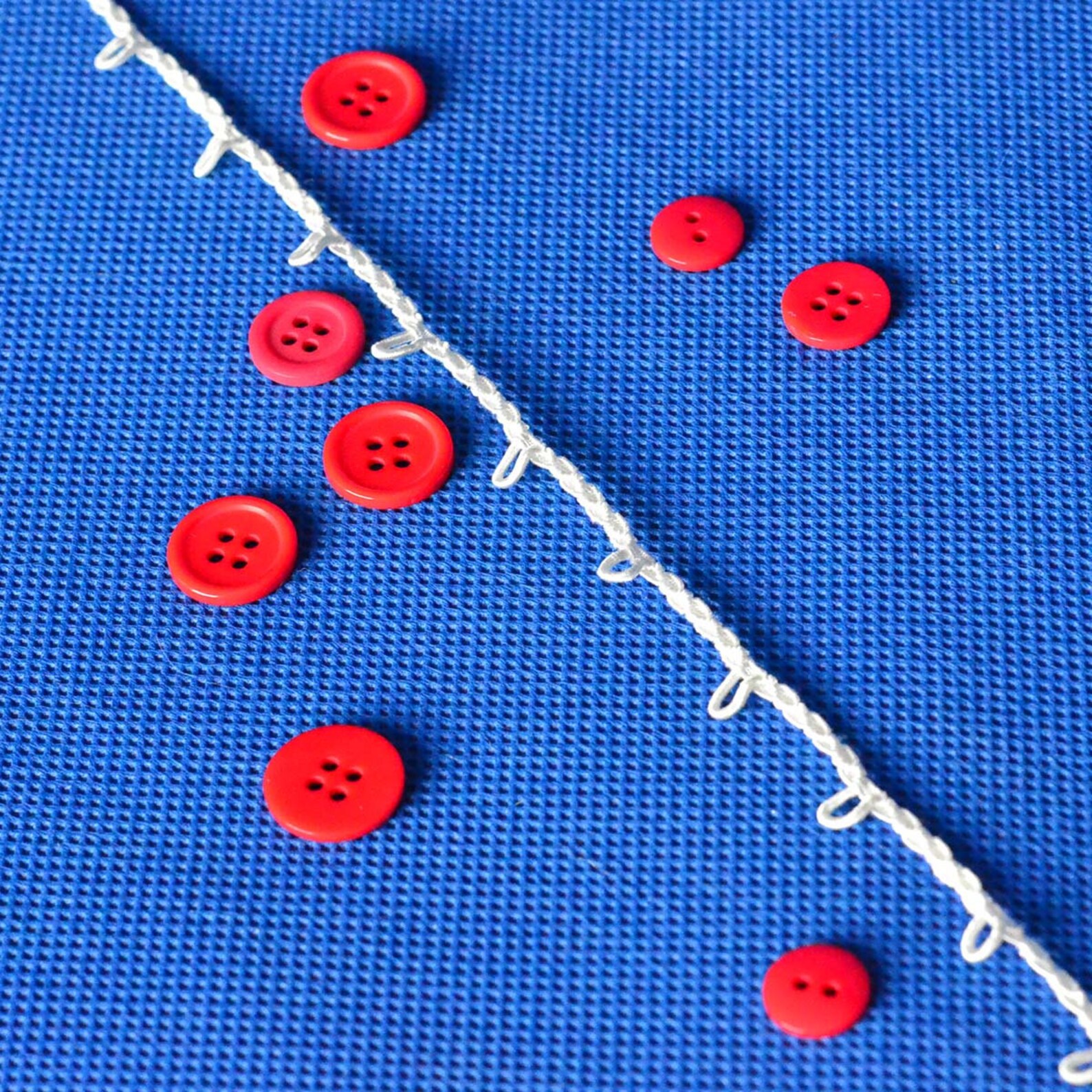 Cream Vintage Button Loop Elastic Trim 0.4 Inches Wide | Etsy