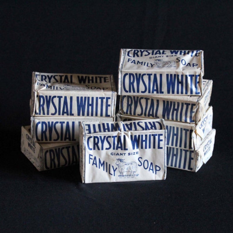 Crystal White Family Soap by Colgate-palmolive-peet - Vintage Washing ...