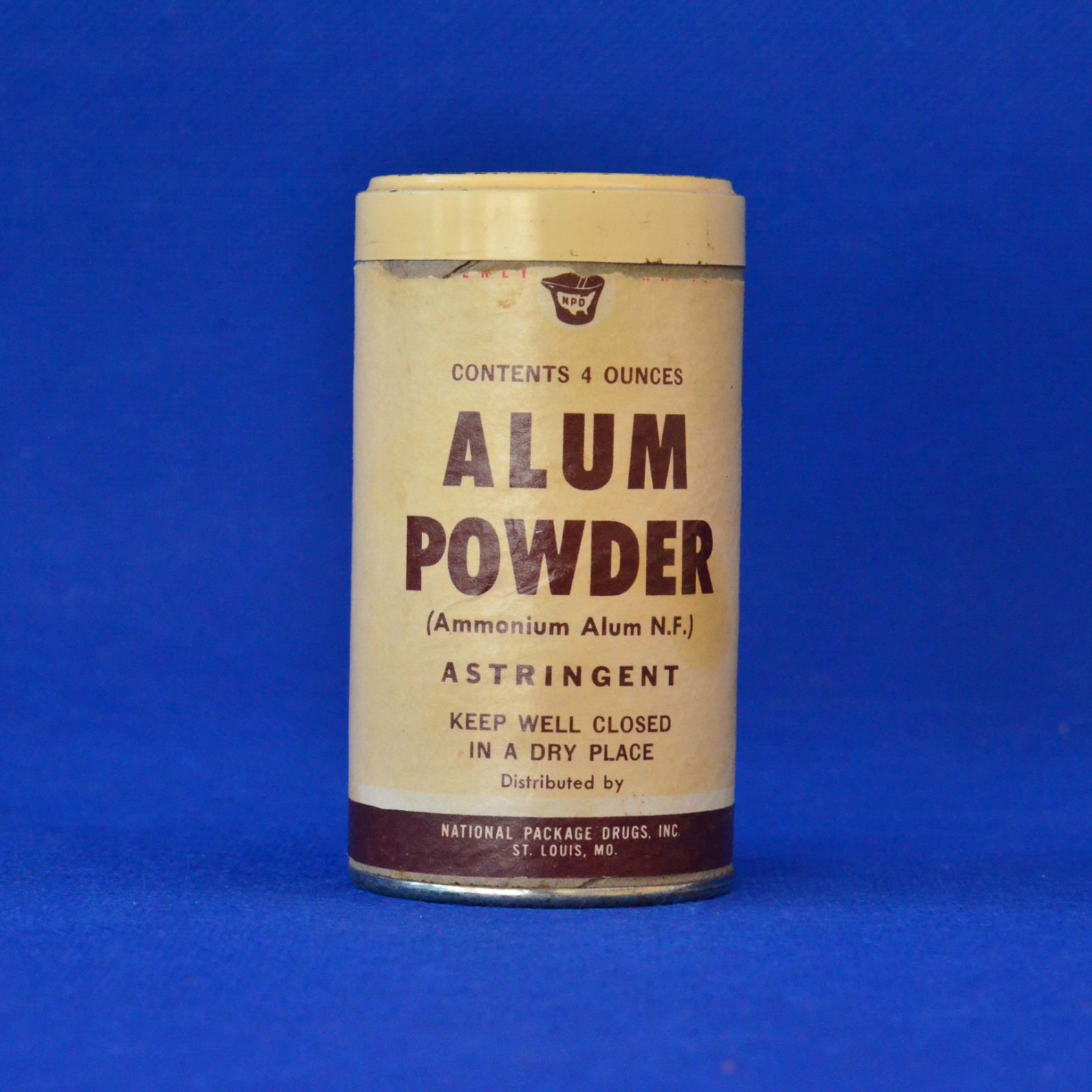 Vintage Alum Powder by Astringent National Package Drugs Inc. | Etsy