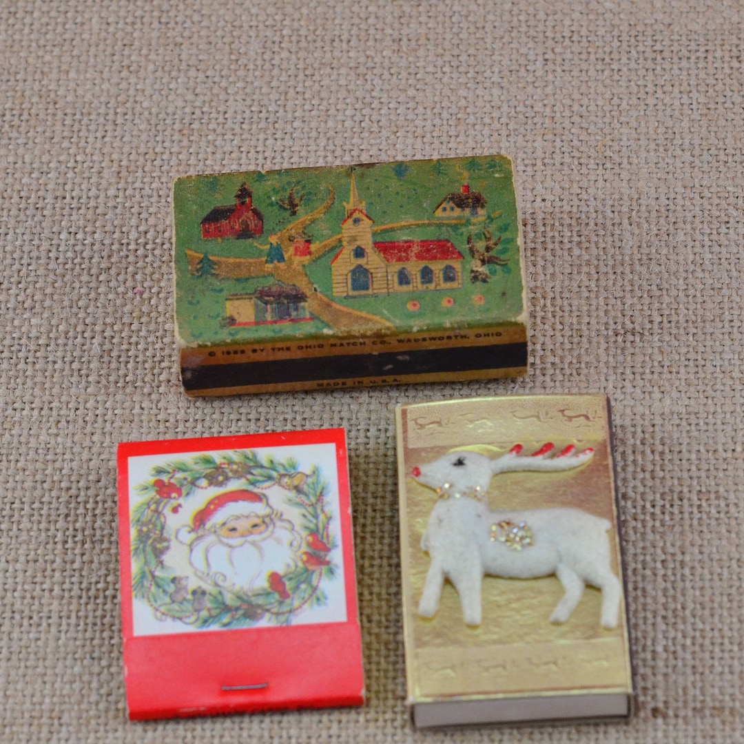 Vintage Matchbox Collection - Mid-century 1955 Ohio Blue Tip Matchbox ...