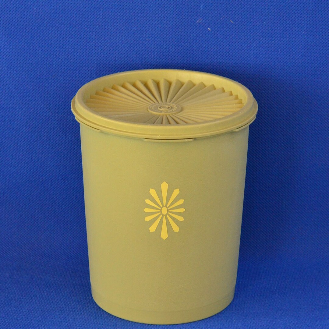 Vintage Tupperware #809 Servalier Stacking Kitchen Canister - Avocado ...