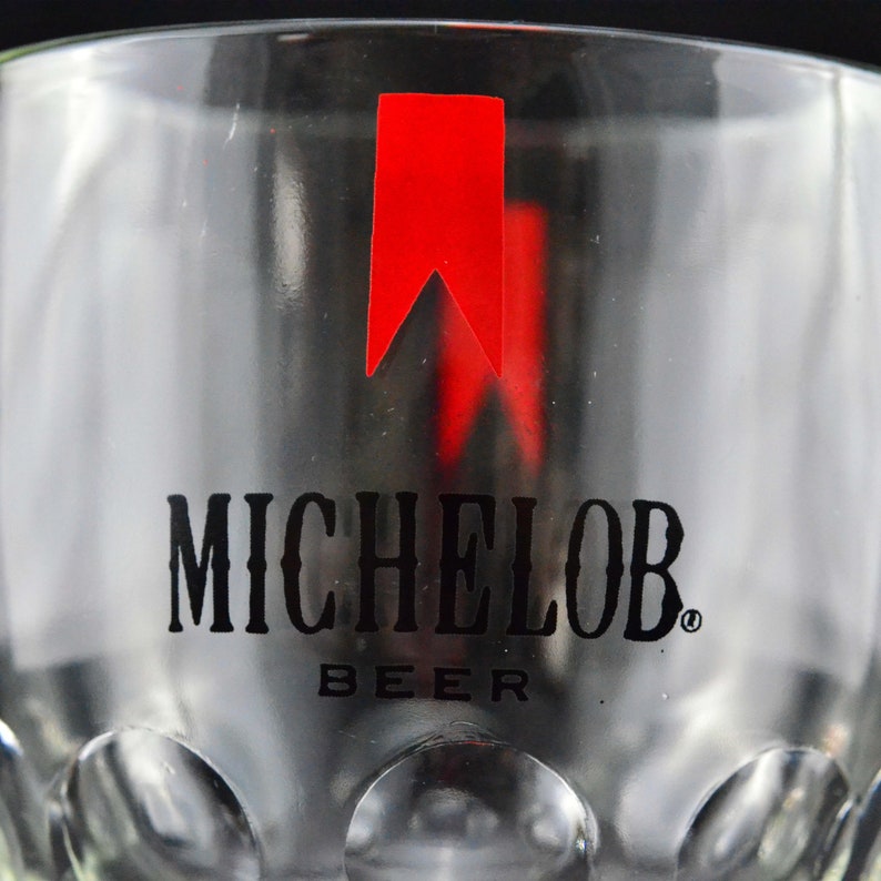 Vintage Michelob Beer Thumbprint Stemmed Goblet - 14 Oz - Anheuser ...