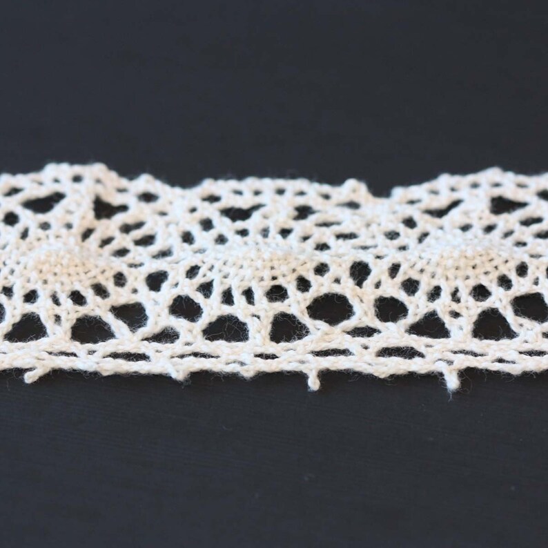 Cream Cotton Cluny Lace Trim Scalloped Bottom Edge 2 Inches Wide - Etsy