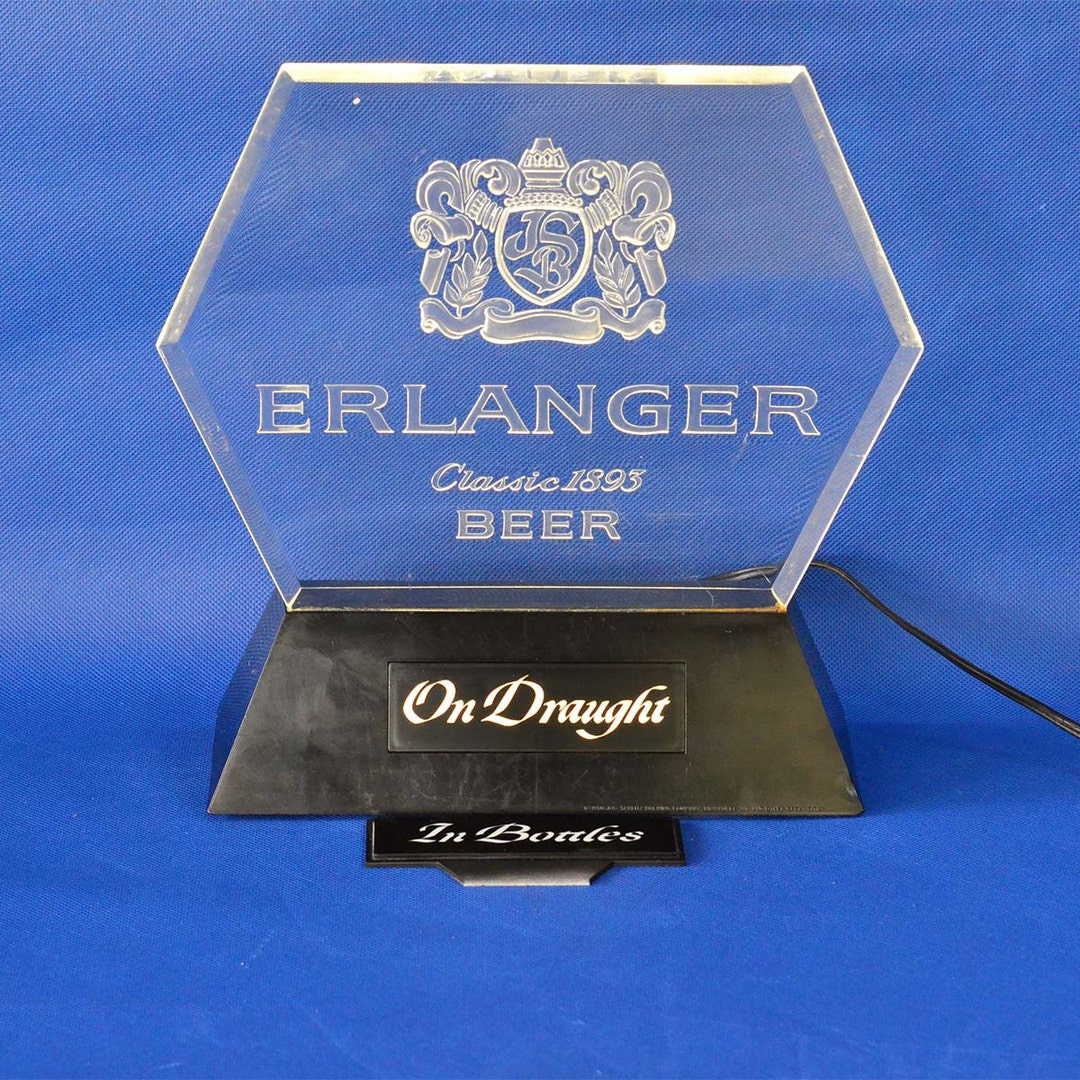 Erlanger Classic 1893 Beer - Lighted Sign Advertising Display - Jos ...