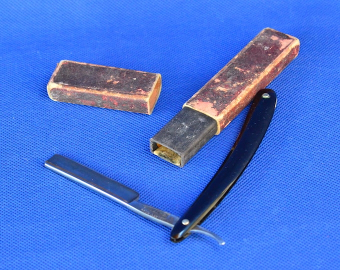 Antique Kleeblatt B. S. Co. Hummer Straight Razor Knife With Box ...