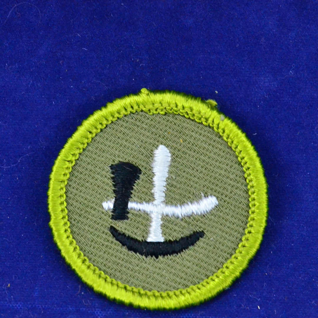 Vintage Boy Scout of America BSA Pioneering Embroidered Sew-on Khaki ...