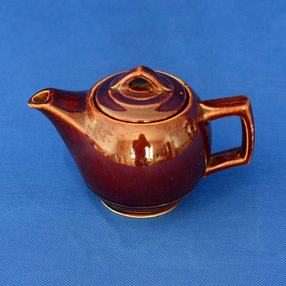 Vintage Mccoy Mini Teapot in Brown Ceramic Pottery | Etsy