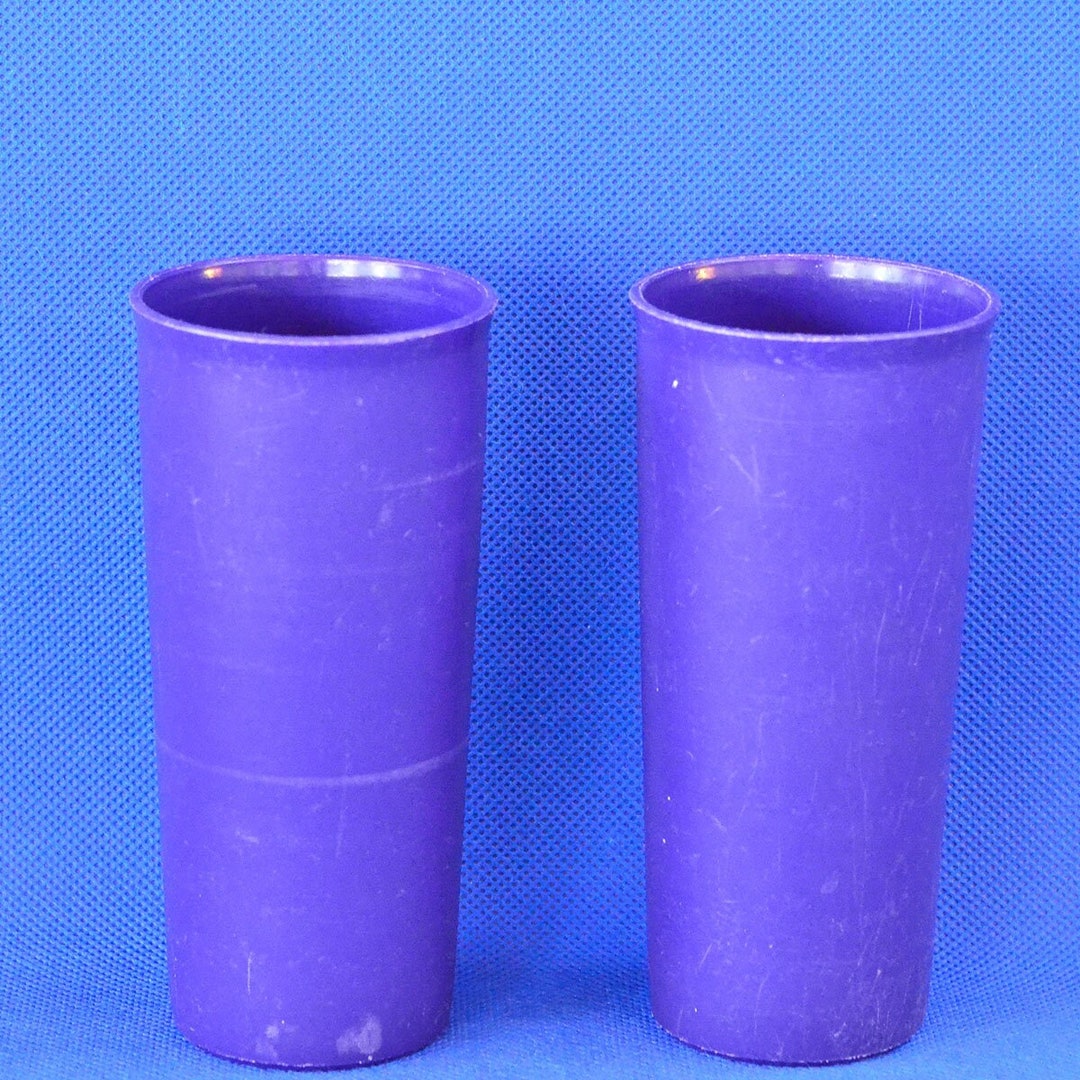 Set of 2 Vintage Tupperware 12 Ounce Textured Tumblers #115 - Drinking ...