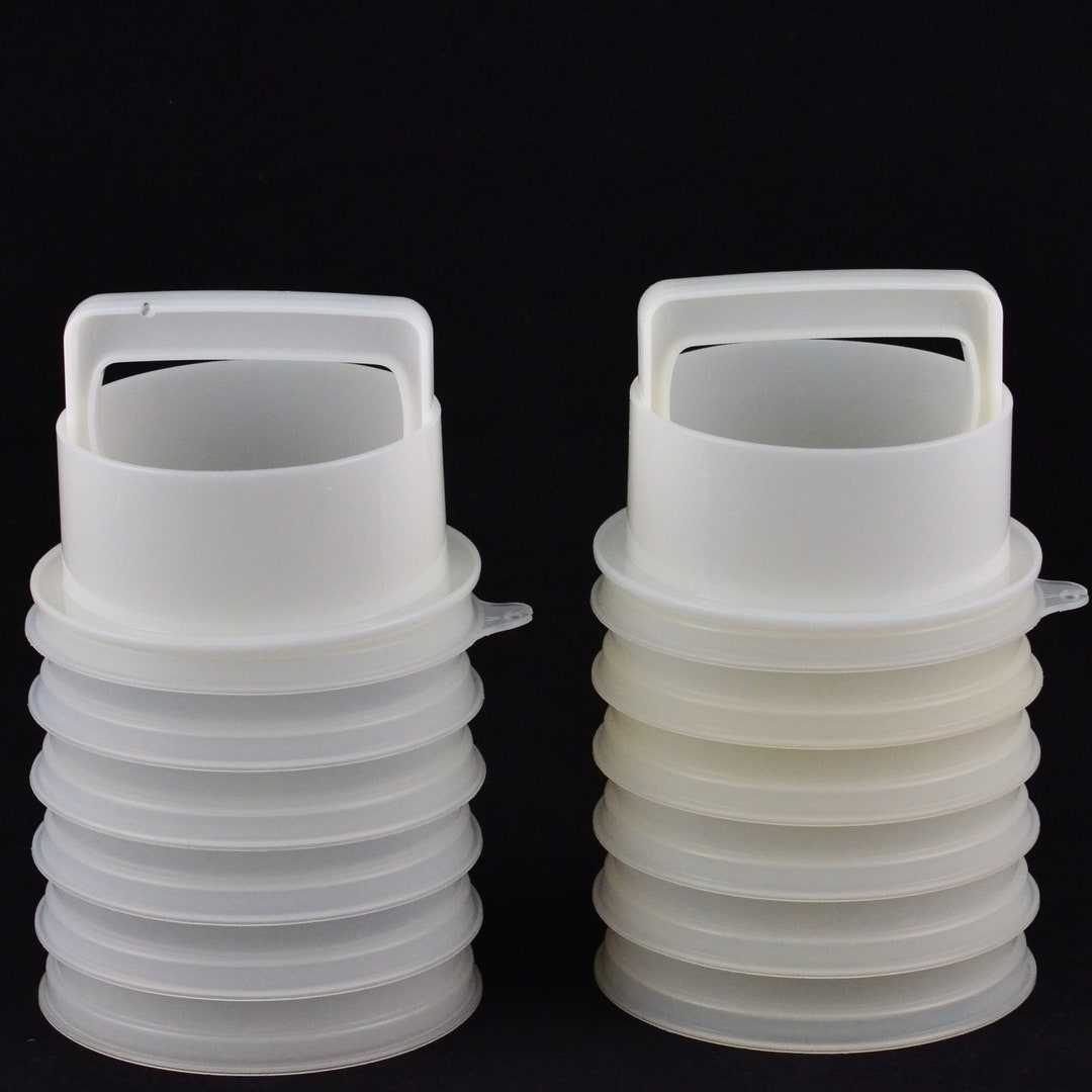 Choice of Vintage 8 Piece Tupperware Hamburger or Sausage Patty Maker ...
