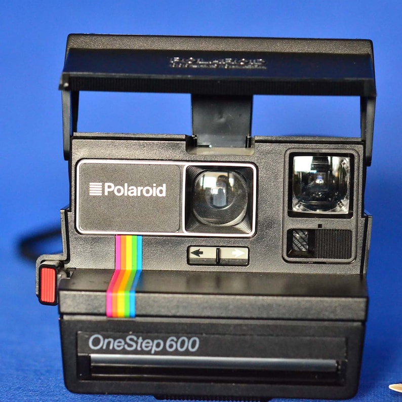 Vintage Polaroid One Step 600 Series Land Camera Rainbow - Original Box ...