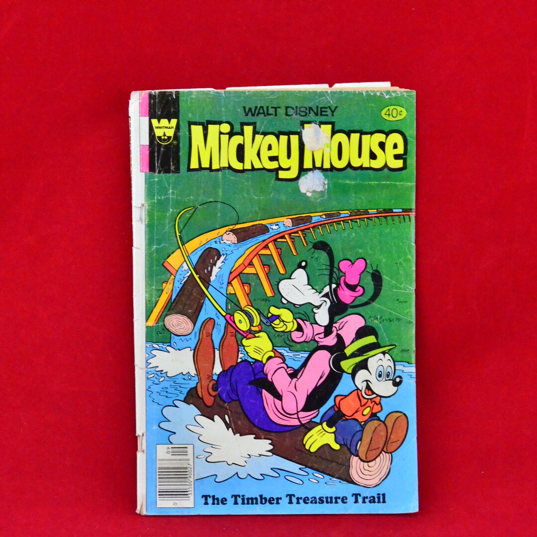 Walt Disney Mickey Mouse Timber Treasure Trail No 199 - Vintage Whitman ...