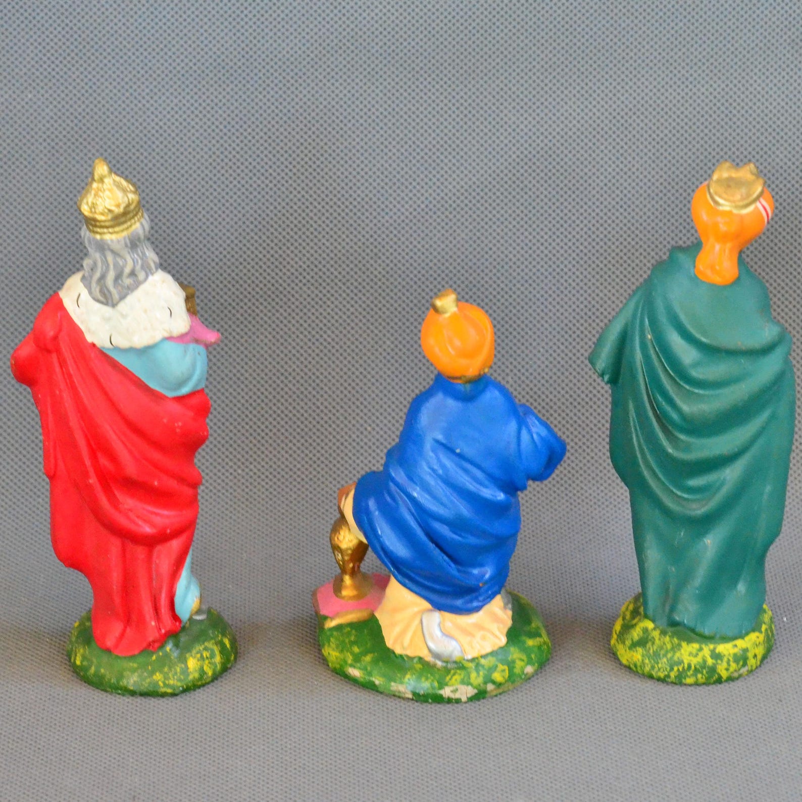 Vintage Christmas Nativity 10 Piece Set - Made in Italy - Composite ...